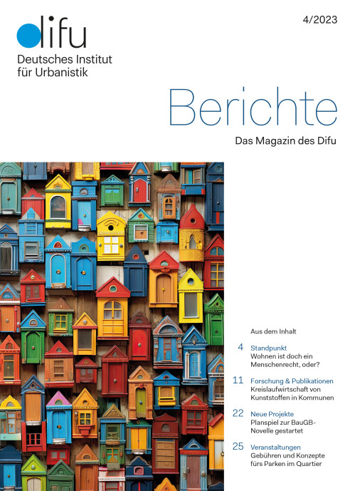 Difu-Berichte 4/2023 | Deutsches Institut für Urbanistik